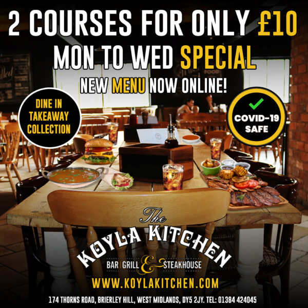 Mon to Wed Menu – Koyla Kitchen