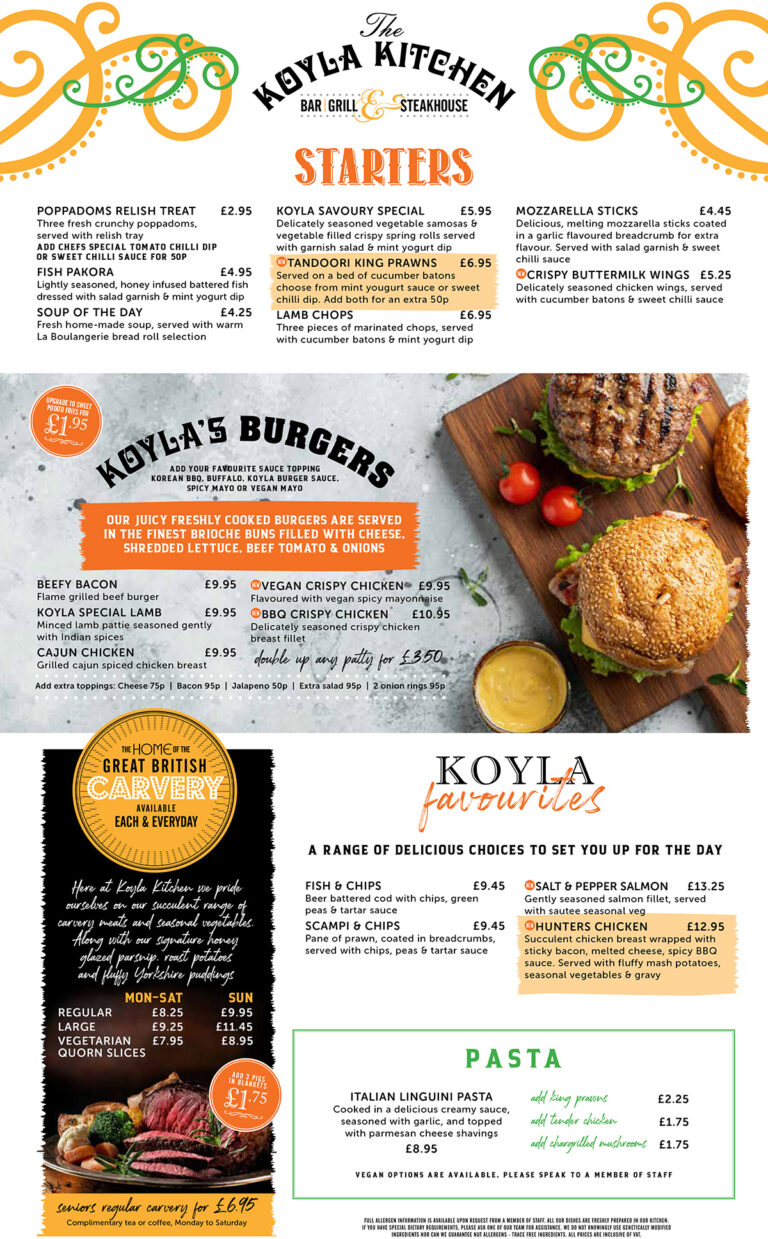 Menu – The Koyla Kitchen
