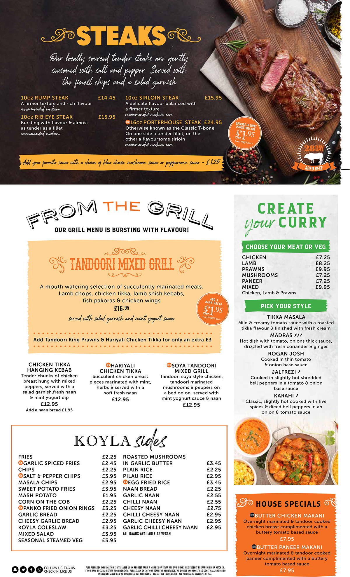 Menu – The Koyla Kitchen