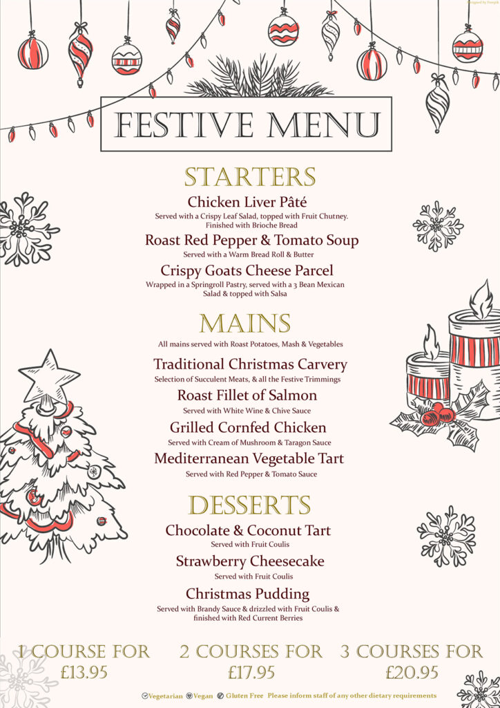 Festive Menu – The Koyla Kitchen