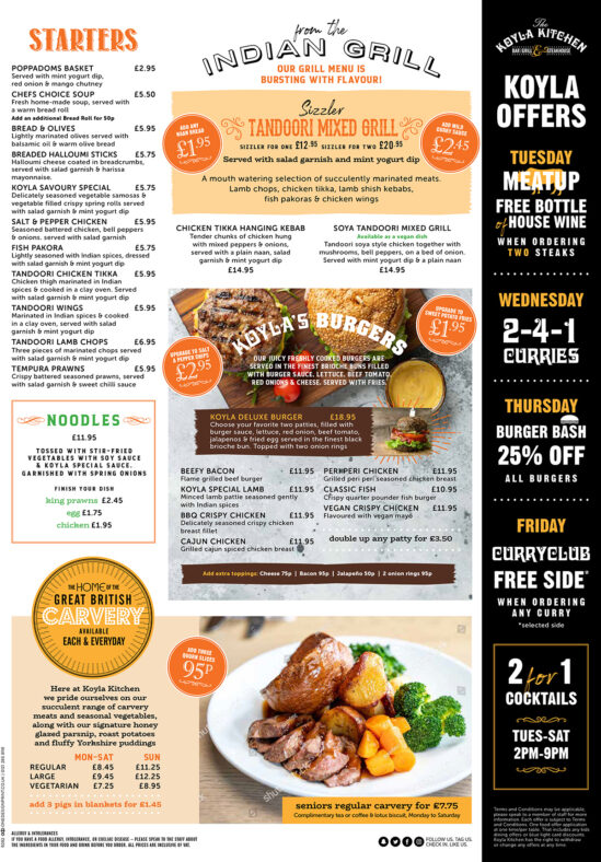 Menu – Koyla Kitchen