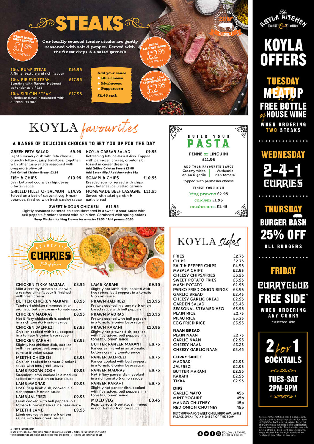Menu – Koyla Kitchen