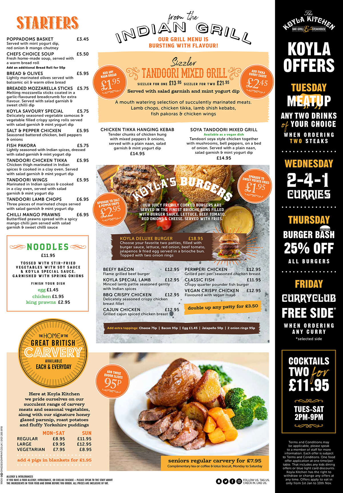 Menu – Koyla Kitchen