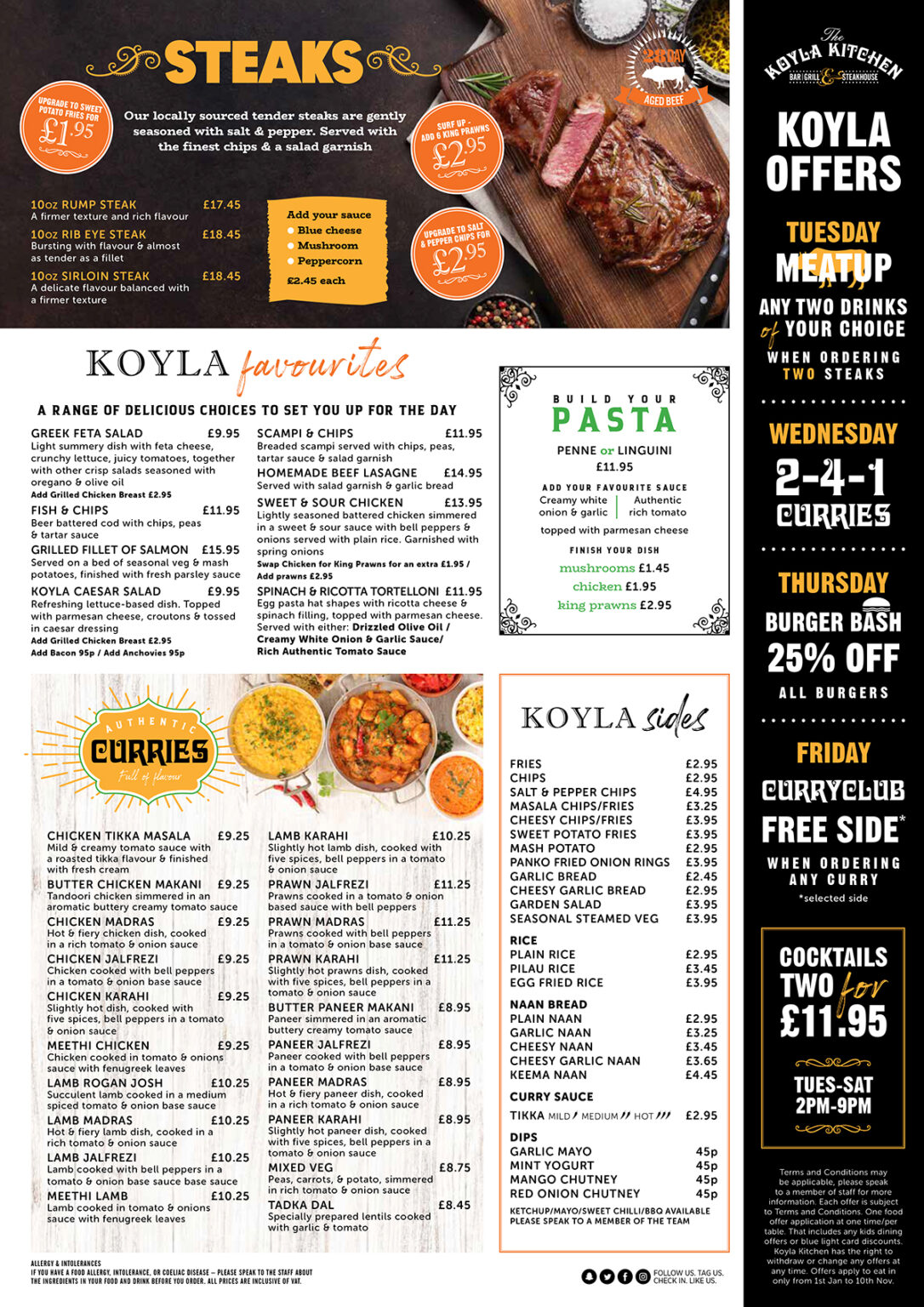 Menu – Koyla Kitchen