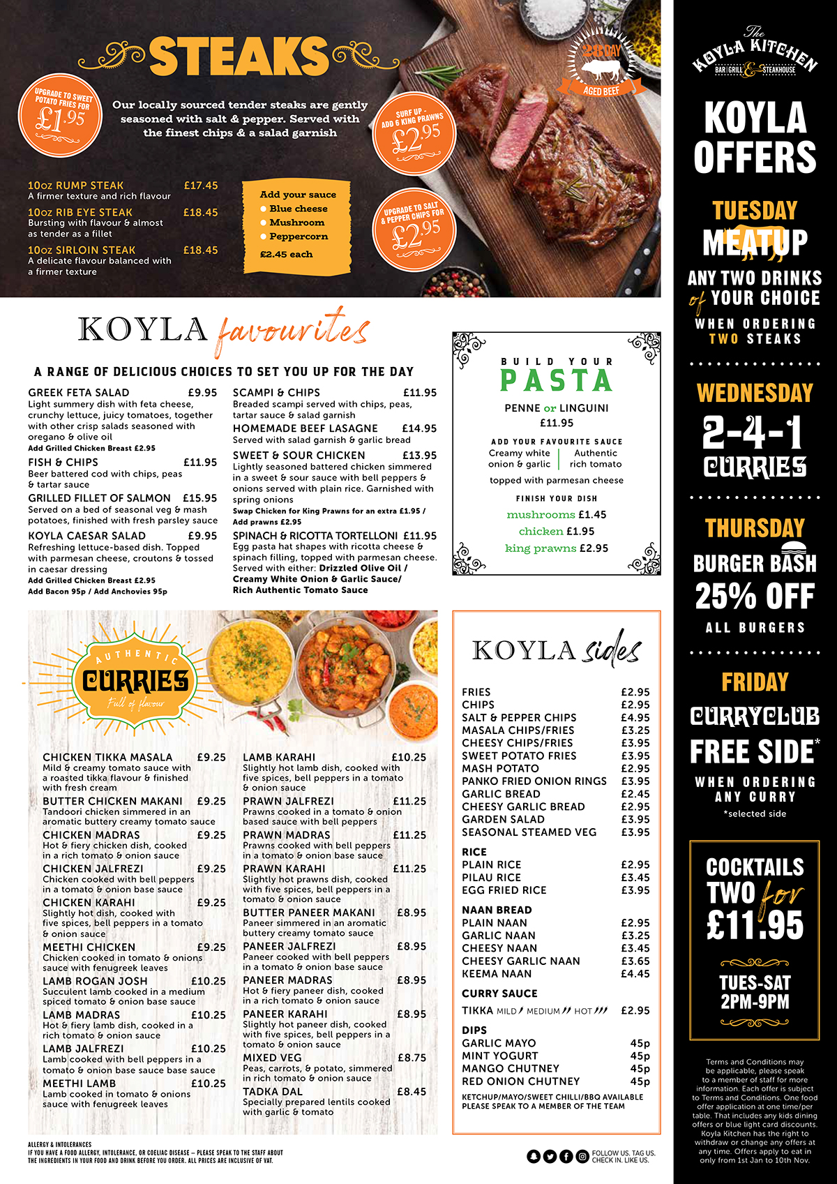 Menu – Koyla Kitchen